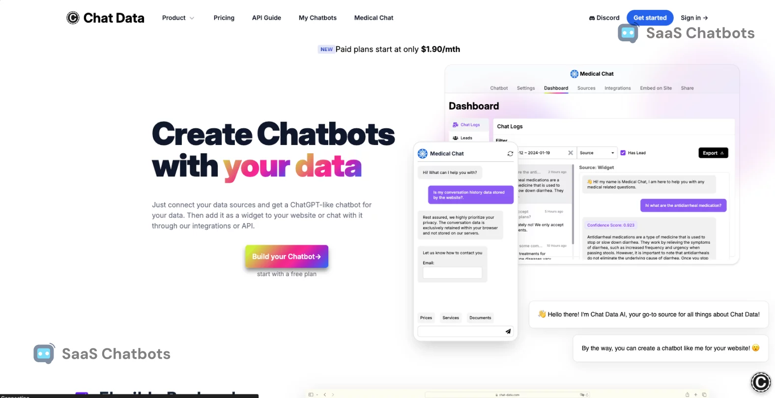 Chat-Data | SaaS Chatbots