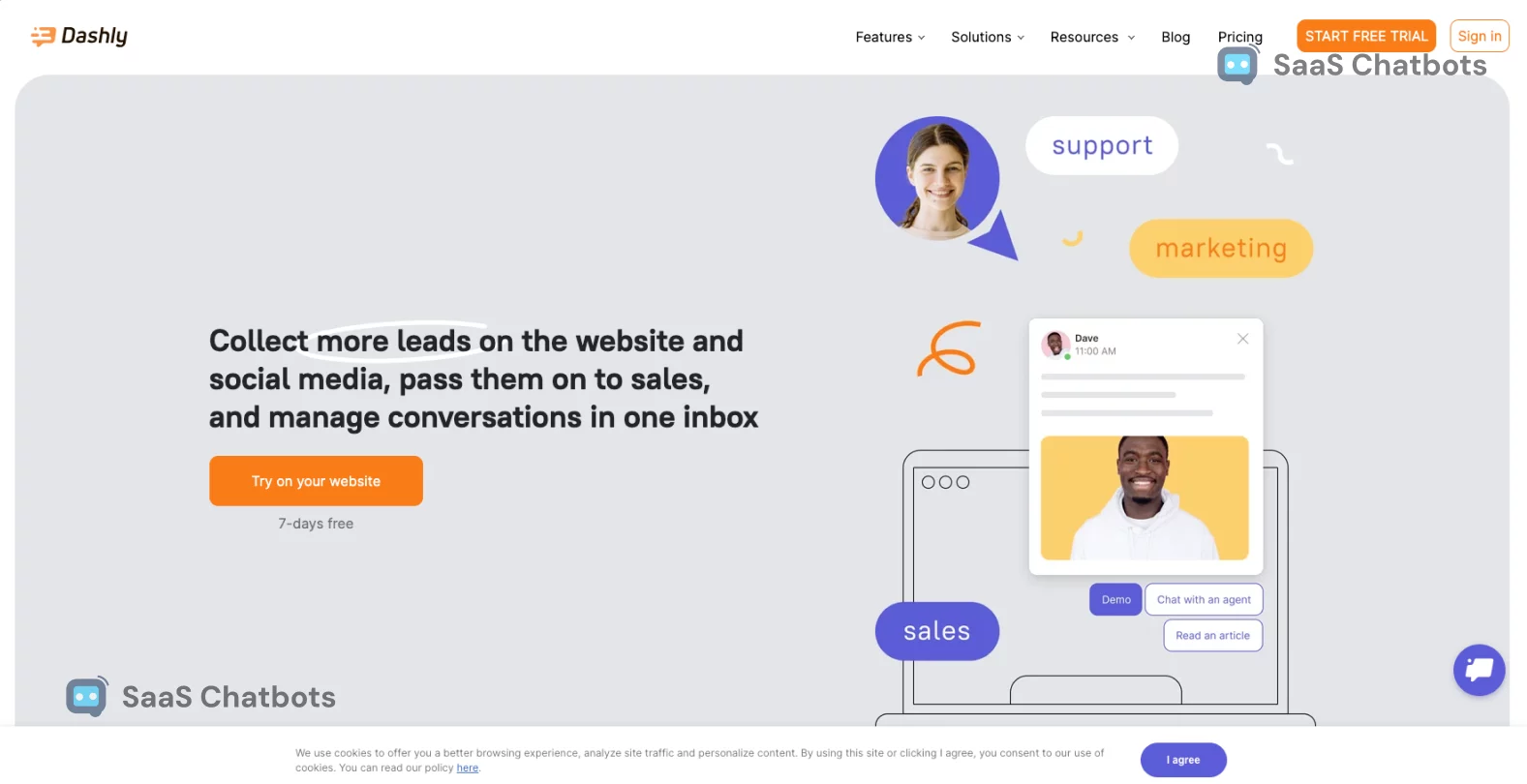 Dashly | SaaS Chatbots