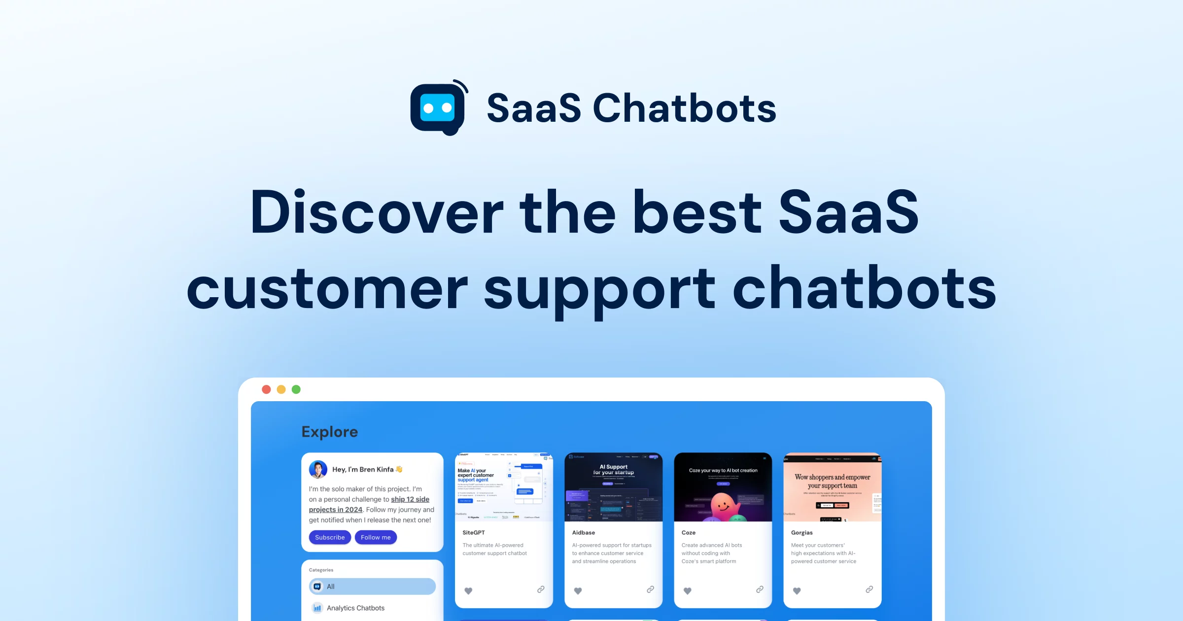 SaaS Chatbots | AI Customer Support Chatbots