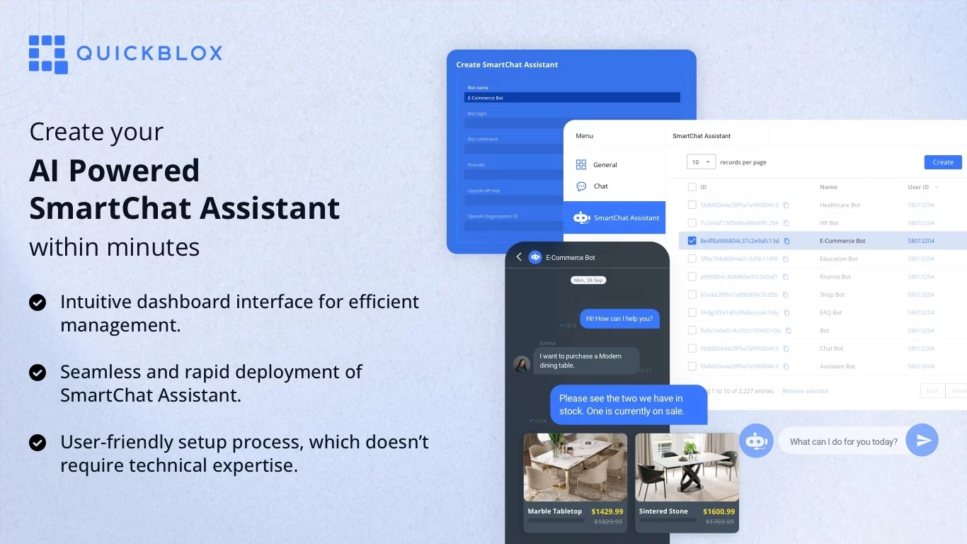 SmartChat Assistant | SaaS Chatbots